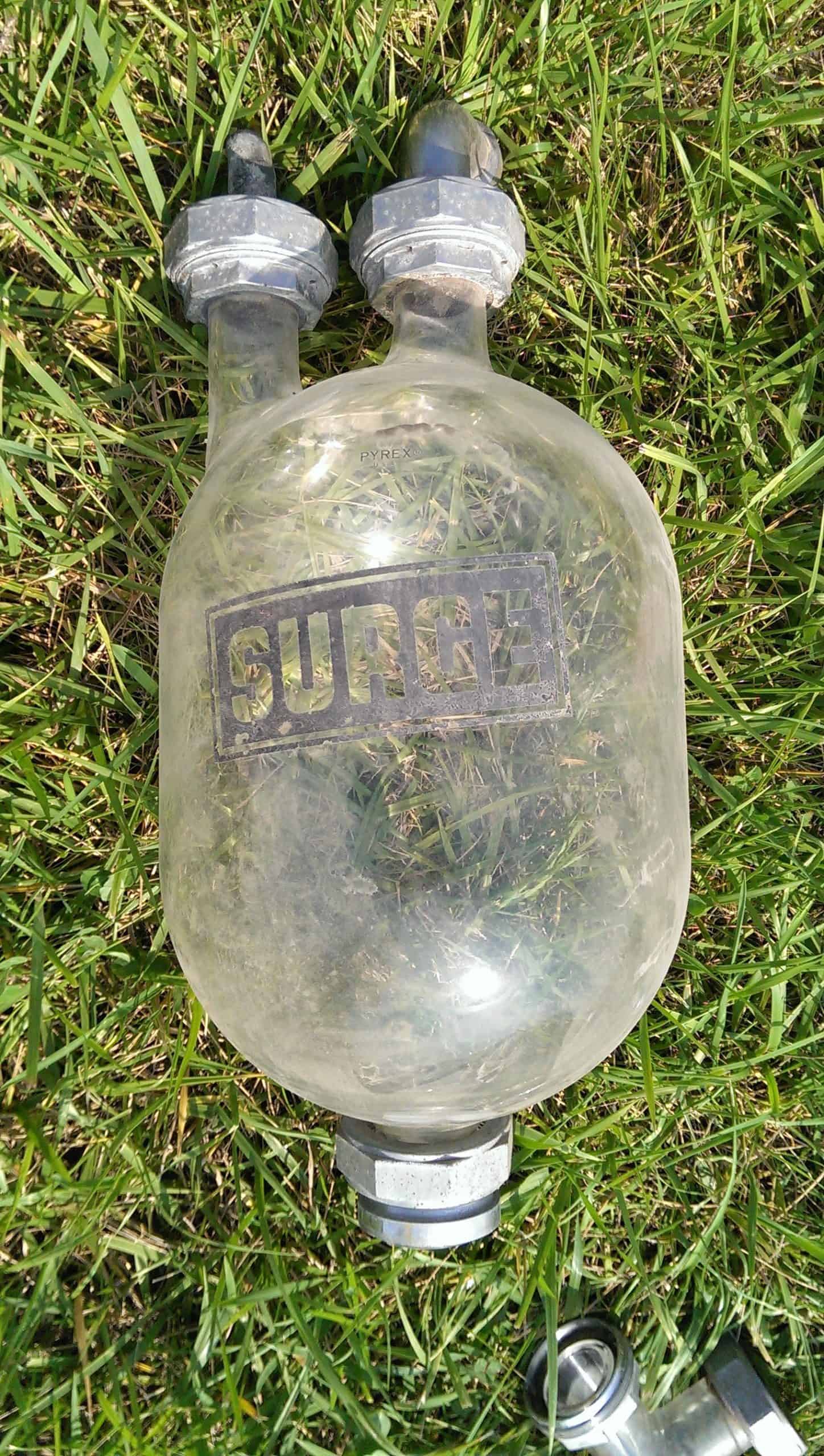Small Surge Receiver Jar - Dairy Train Classifieds