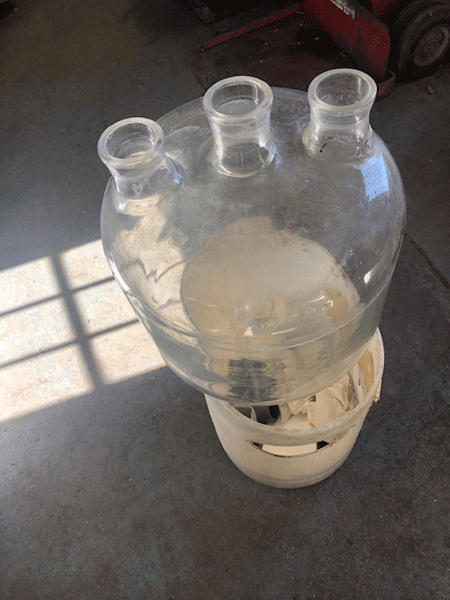 2 x 2 x 2 Surge Receiver Jar (glass) - Dairy Train Classifieds