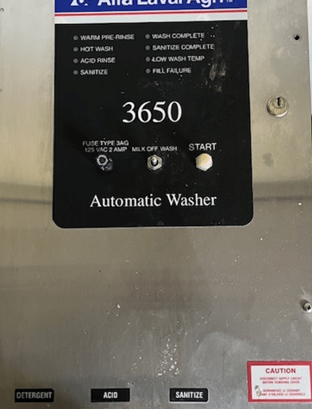 Alpha-Laval Automatic Pipeline Washer - Dairy Train Classifieds
